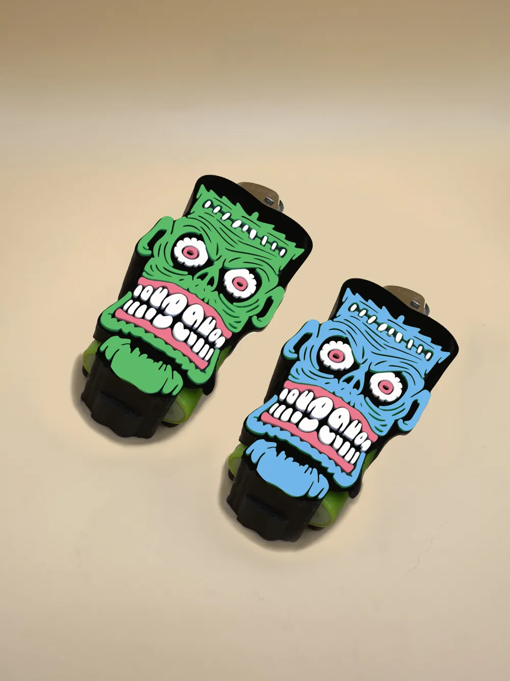 Frankenstein lighter case by BatChips MakerWorld: Download Free 3D Models