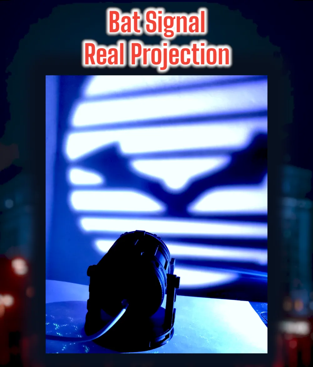 Batman Bat Signal Powerful (Real Projection) by Leon3D_DS MakerWorld ...