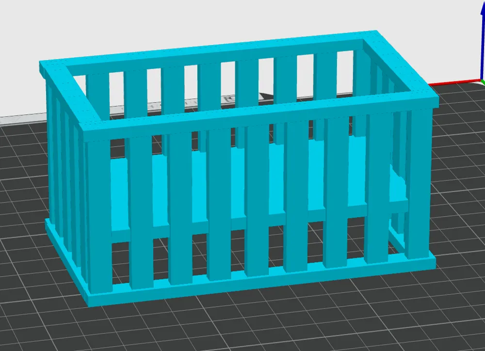 Baby Crib - Free 3D Print Model - MakerWorld