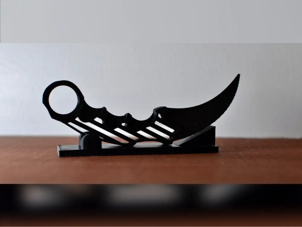 Karambit Knife Stand - Free 3D Print Model - MakerWorld