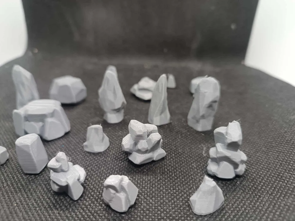 D&D Terrain Set of stones, dnd RPG by drakeforge3d - MakerWorld