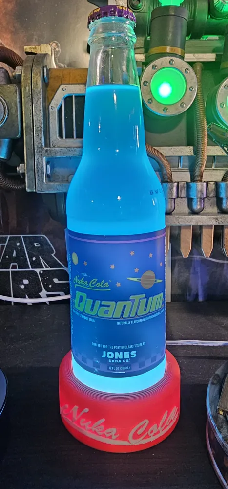 Fallout Jones Soda Nuka Cola Quantum display lamp - Free 3D Print Model ...