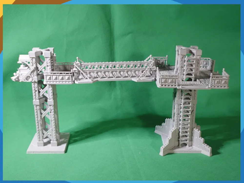Industrial Girder Set A, Modular Terrain - Free 3D Print Model - MakerWorld