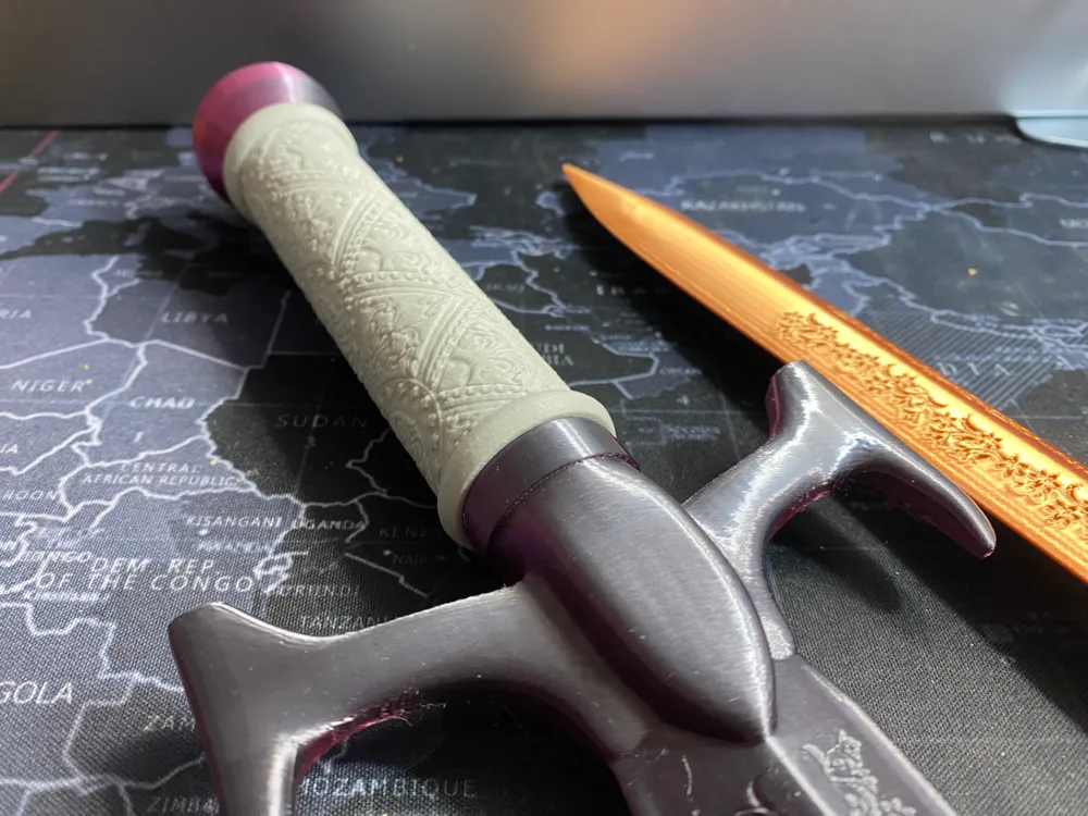 Medieval dagger by Doug C MakerWorld: Download Free 3D Models