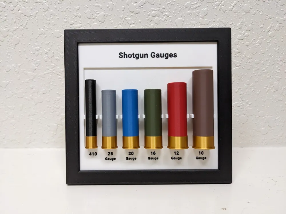 Shotgun Shells in a Modern Frame | All Printable by Rexi Labs ...
