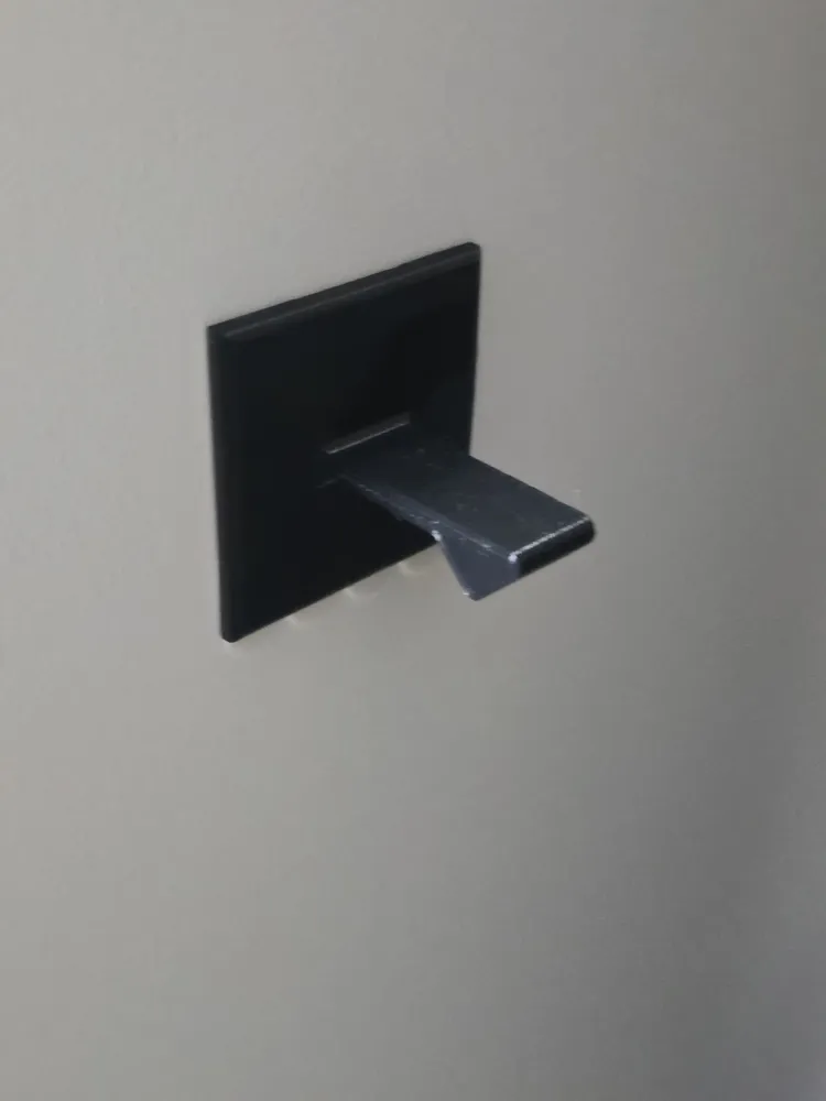 Door stop and wall protector - command strip - Free 3D Print Model ...