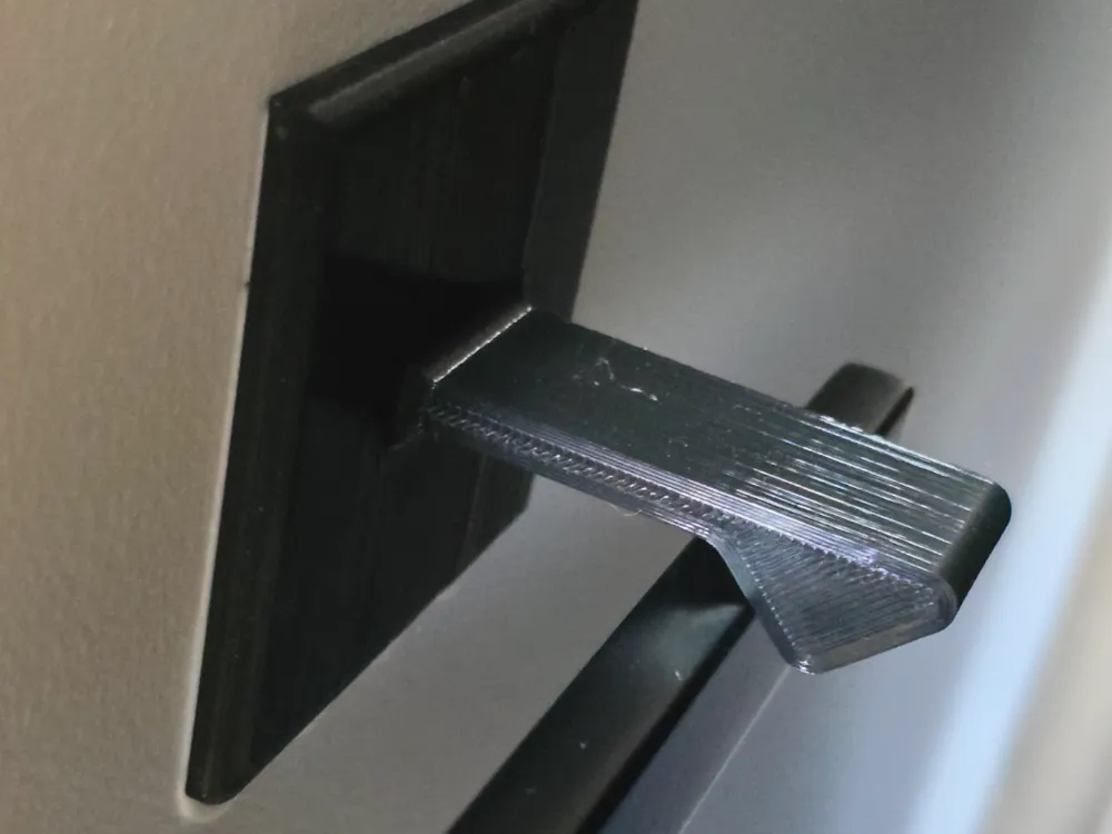 Door stop and wall protector - command strip - Free 3D Print Model ...