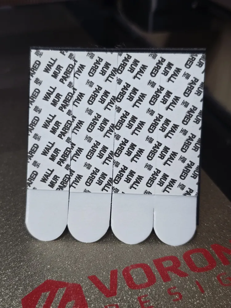 Door stop and wall protector - command strip - Free 3D Print Model ...