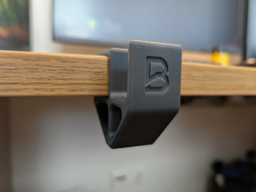 Customizable Desk Hook – Adjustable - Free 3D Print Model - MakerWorld
