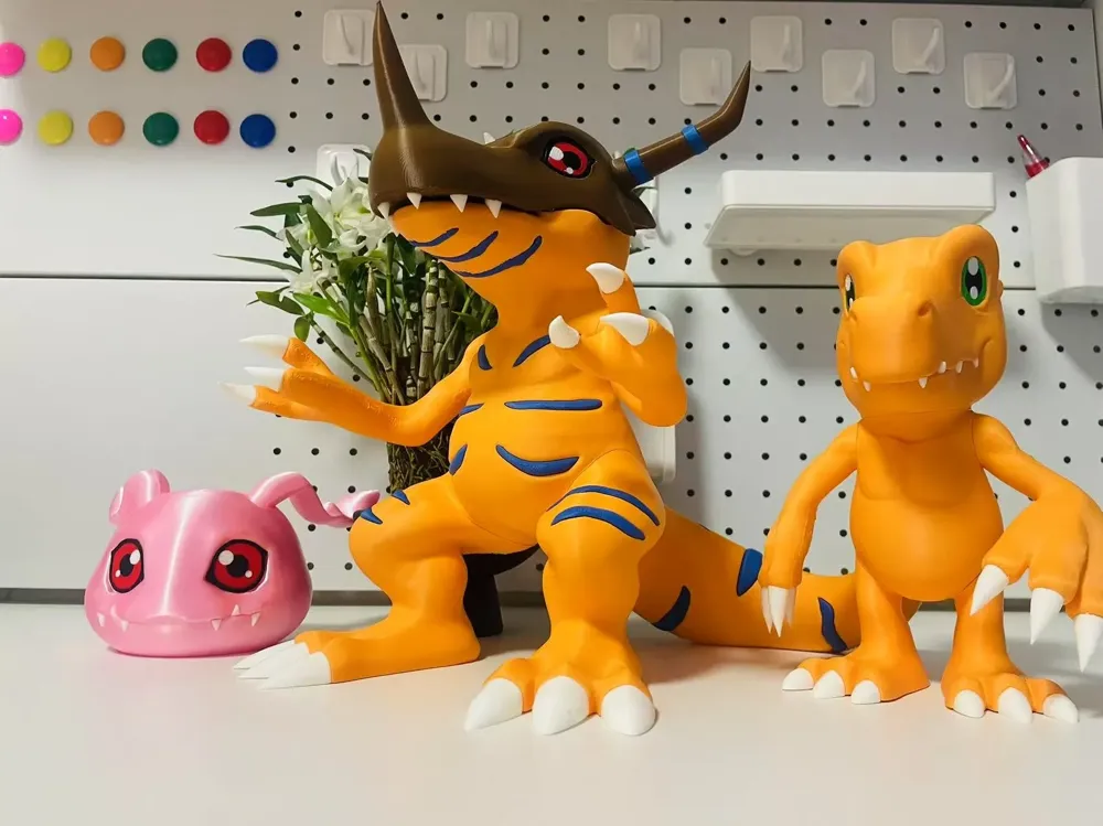 Remake: Digimon - Greymon (Multi-color Assembly) Greymon Digimon by 手残的 ...