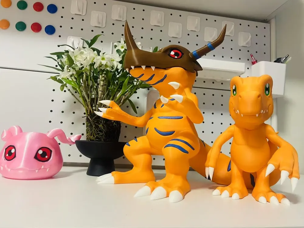 Remake: Digimon - Greymon (Multi-color Assembly) Greymon Digimon by 手残的 ...