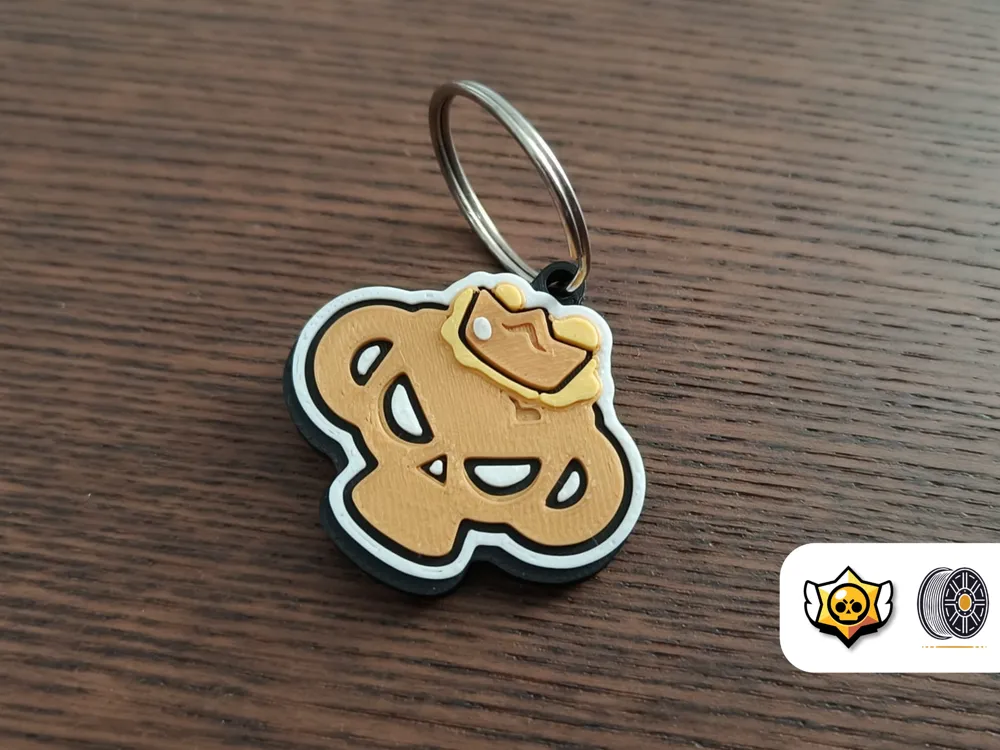 Pro Rank Icon | Brawl Stars Keychain Series - Free 3D Print Model ...