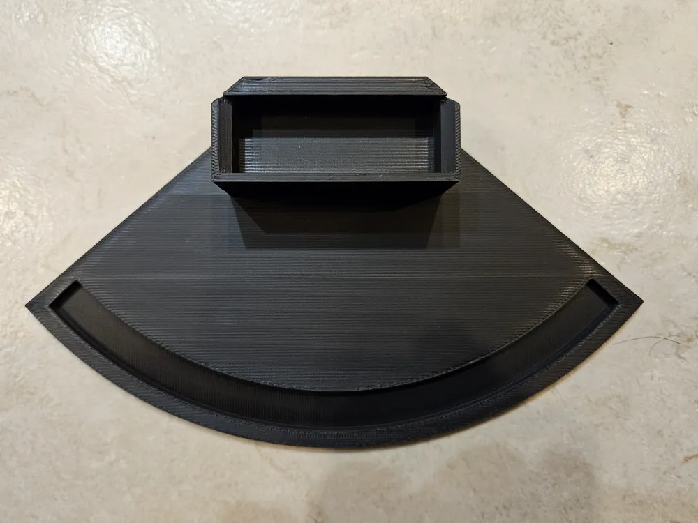 Stand for Curved Lithophane using Puck led light by BK2455 MakerWorld ...