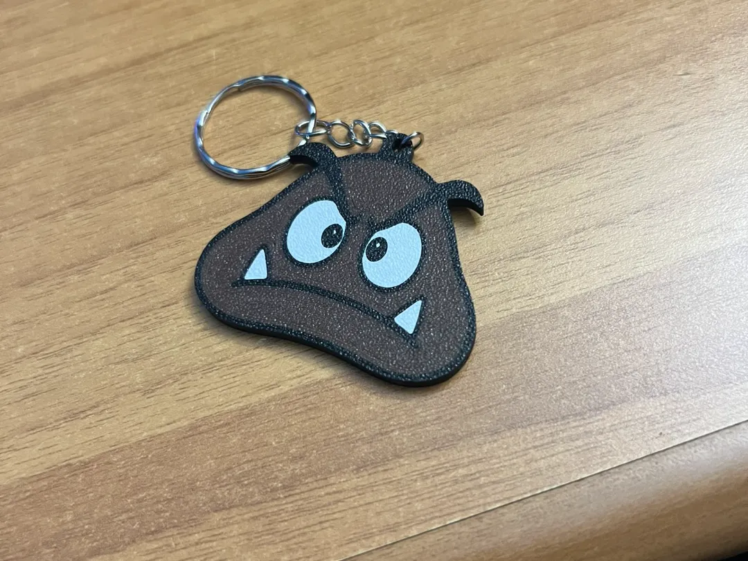 Goomba keychain by Daniele MakerWorld: Download Free 3D Models