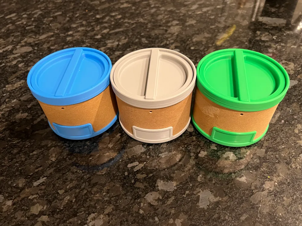 Stackable cardboard spool containers by FutureFormSolutions - MakerWorld