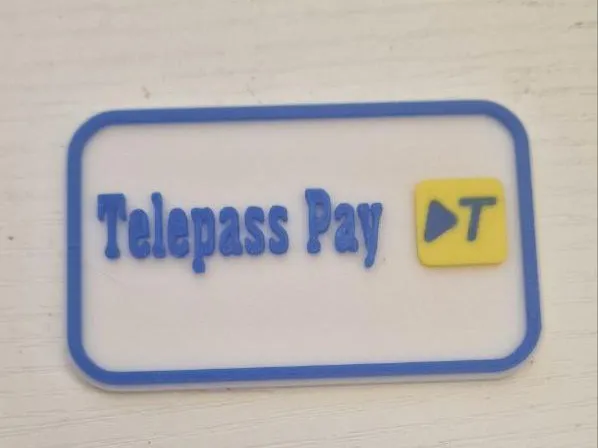Telepass pay car badge by LittleMatt - MakerWorld