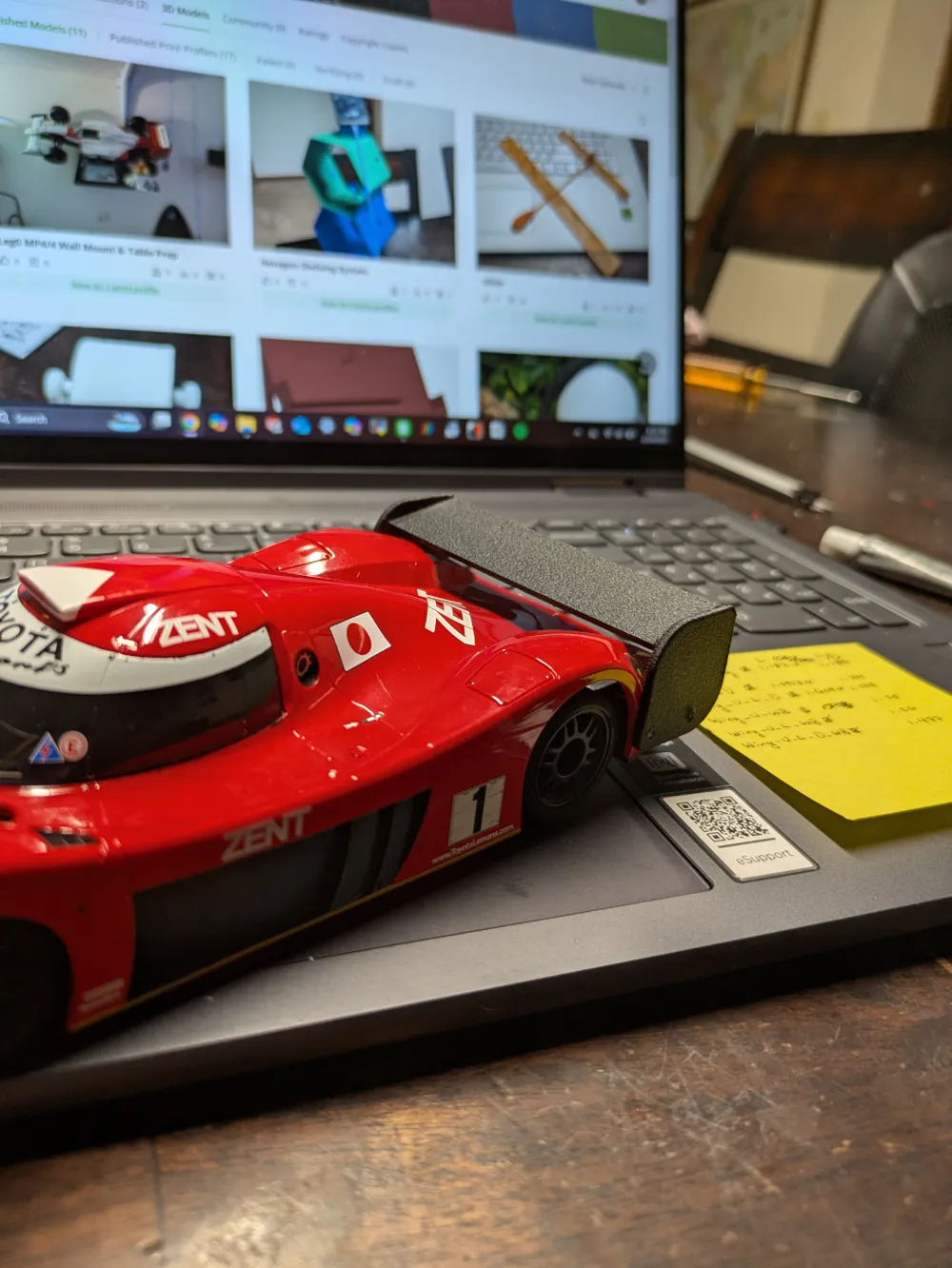 Mini-z Toyota LMP Wing by user_1941117648 - MakerWorld