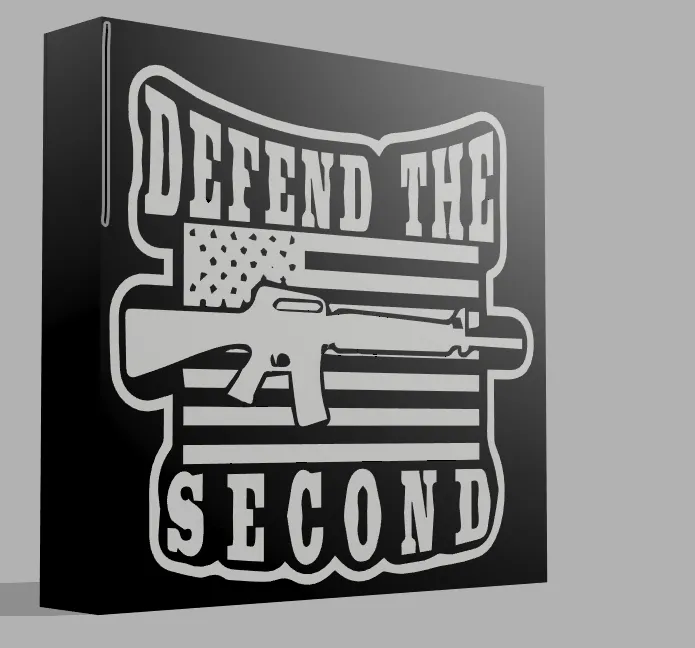 2nd Amendment Lightbox by Dream - MakerWorld