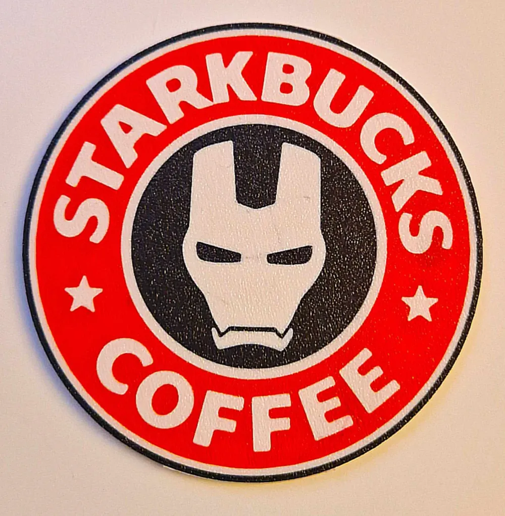 Iron Man Coasters V1 by SteveA - MakerWorld