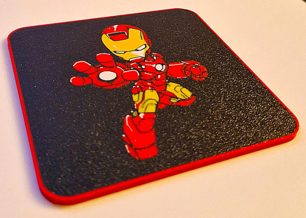 Iron Man Coasters V1 by SteveA - MakerWorld