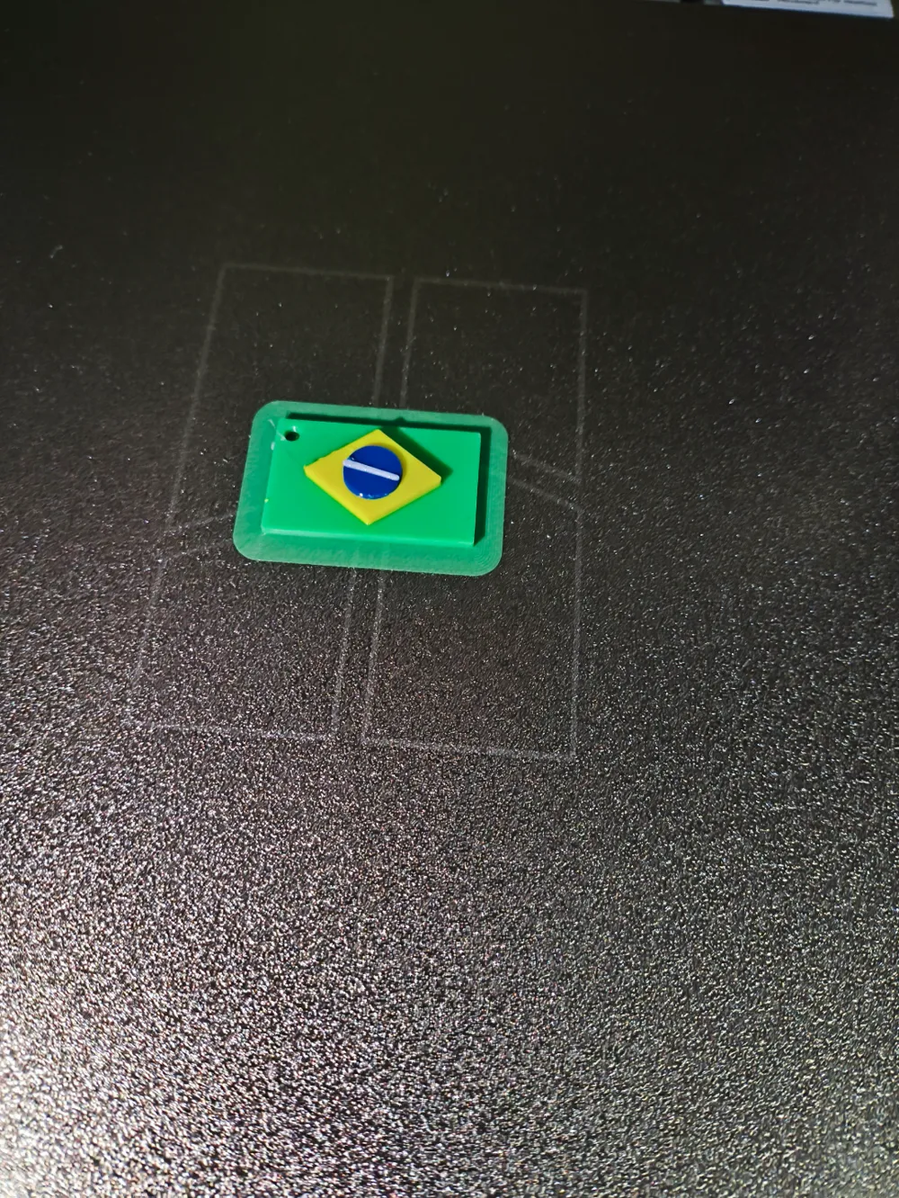 Bandeira simples do Brasil - Modelo gratuito para impressão 3D - MakerWorld