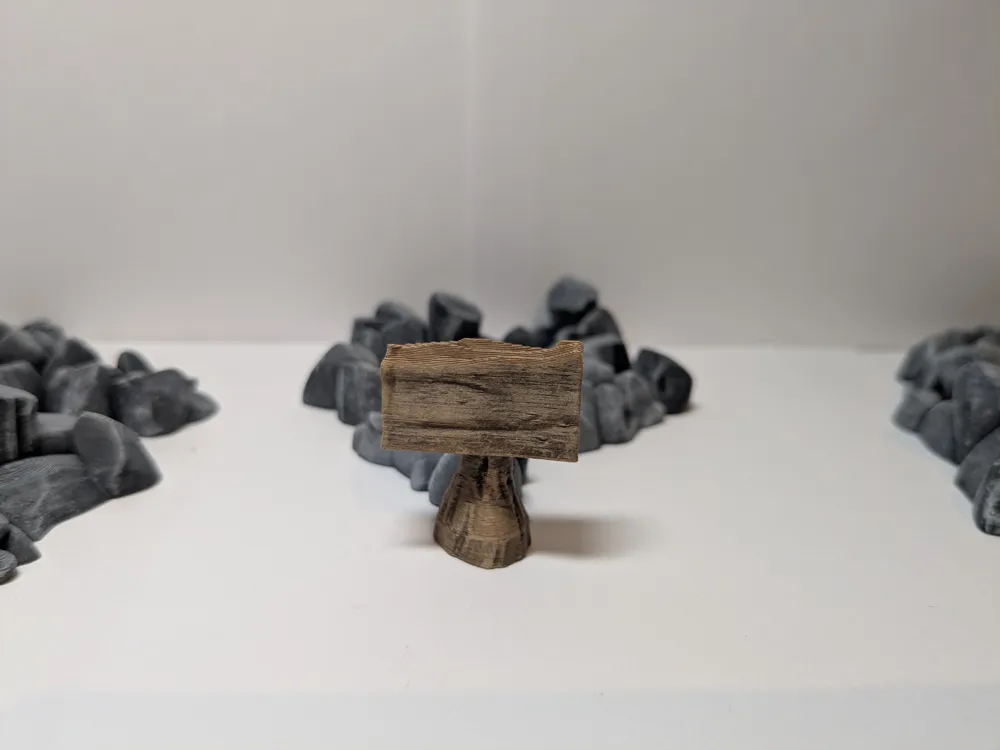 Wooden Signs - DND scatter terrain (supportless) by Together 3D ...