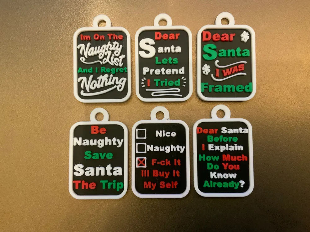 xmas set fun keychains/charms free commercial by dominator334 ...