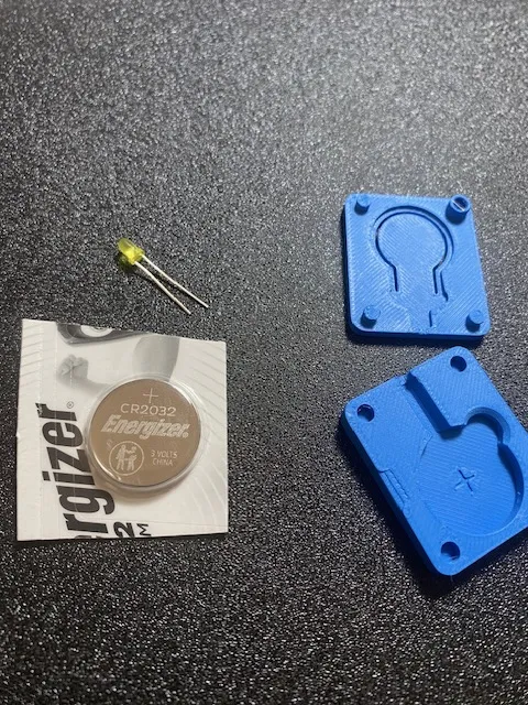 3D LED Keychain - Free 3D Print Model - MakerWorld