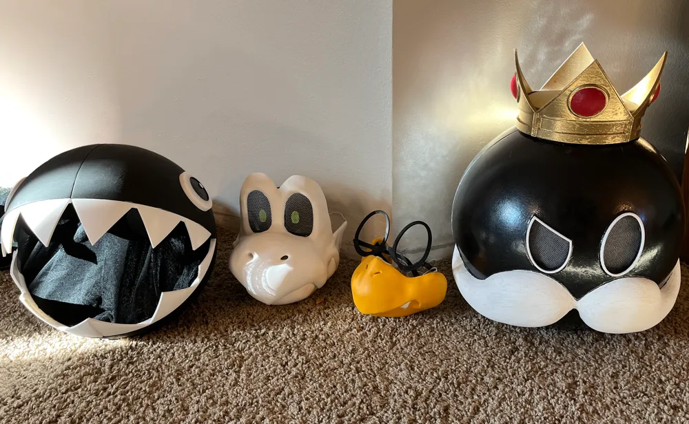 Kamek Mask – Wearable Mario Cosplay Wizard - Free 3D Print Model ...