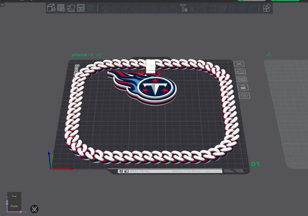 Tennessee Titans Hype Chain 4 and 5 Colors - Free 3D Print Model ...