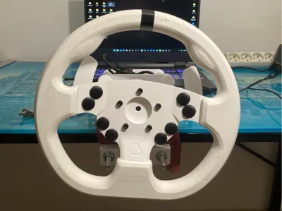 steering wheel 3d print model download - MakerWorld
