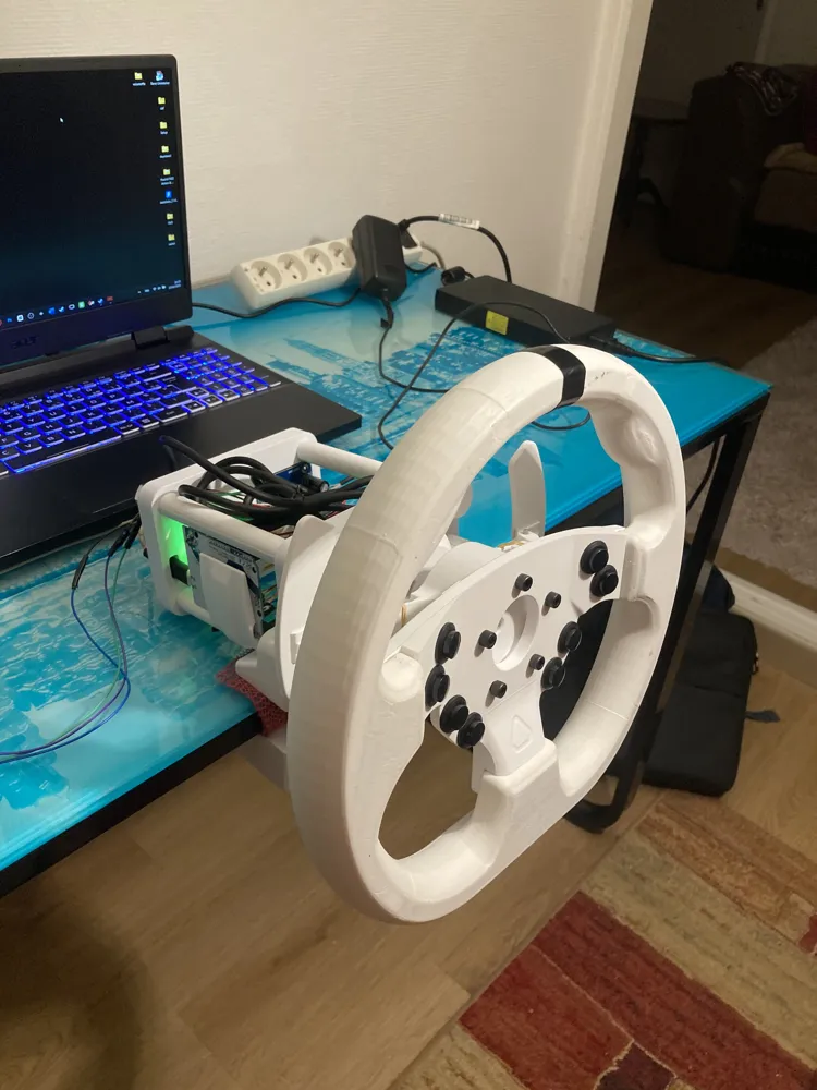 Steering Wheel - DIY - Free 3D Print Model - MakerWorld