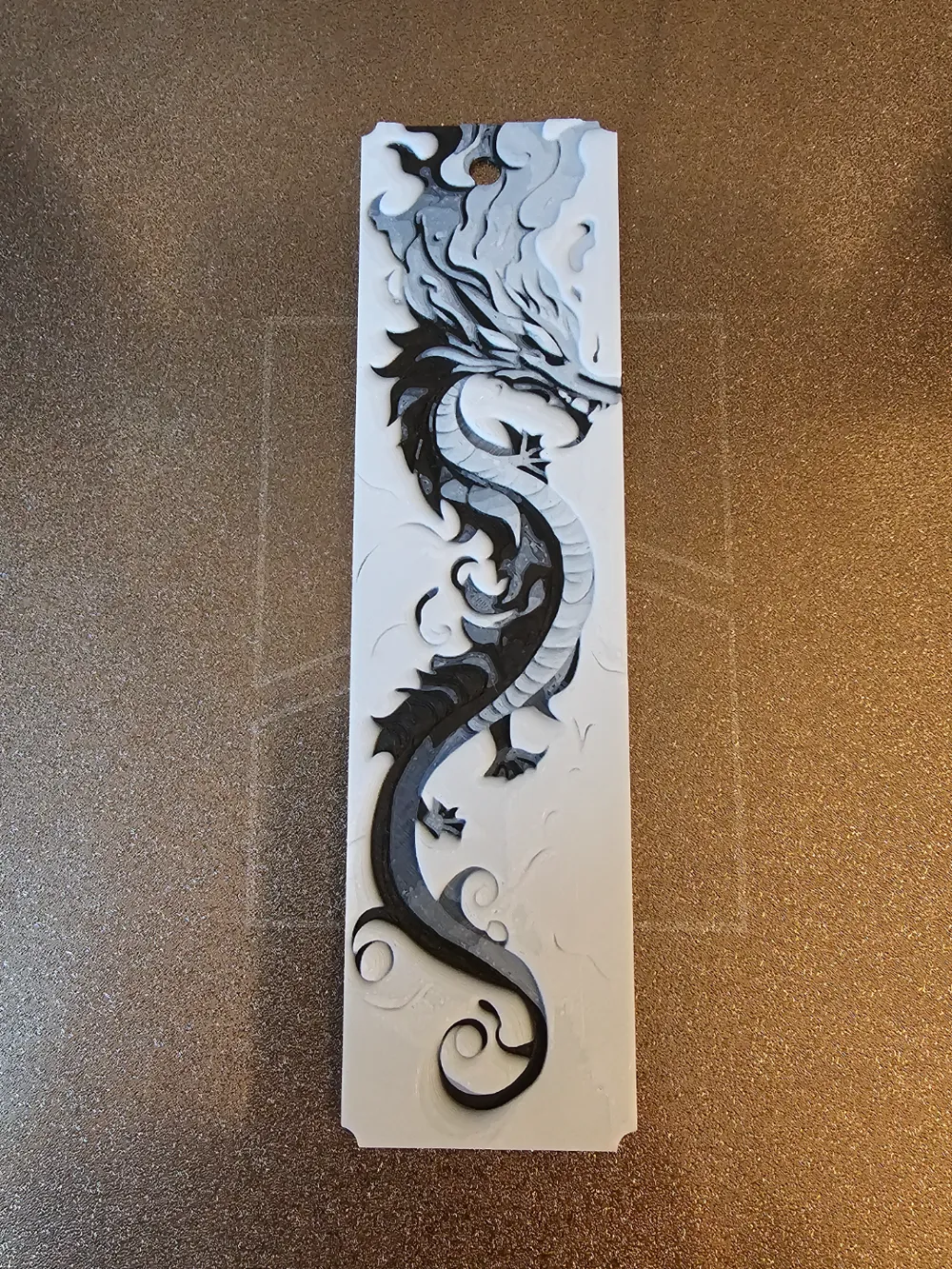 Paper Craft Dragon Bookmark by Titorez - MakerWorld