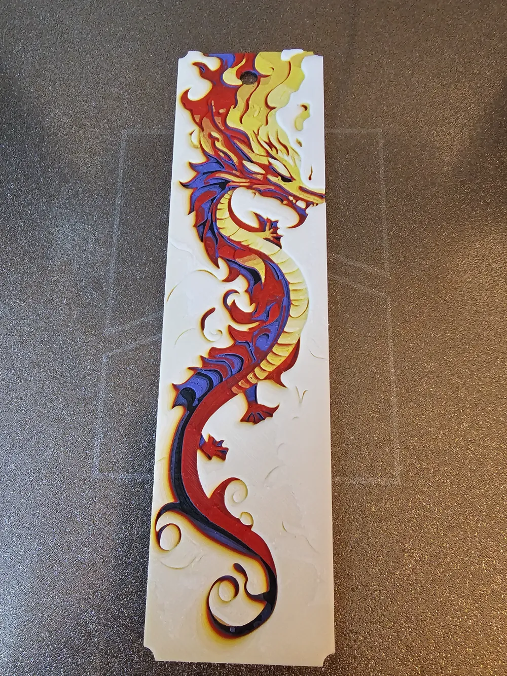 Paper Craft Dragon Bookmark by Titorez - MakerWorld
