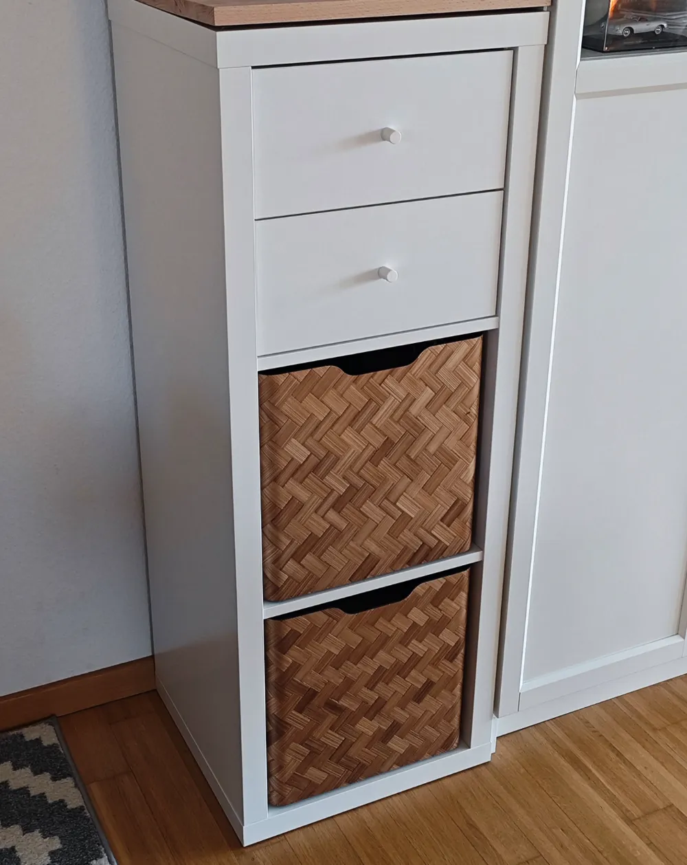 End stop for IKEA Kallax BULLIG Box by LightCore3D MakerWorld: Download ...