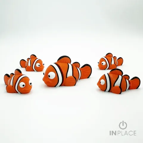 Cute Clownfish Articulated - Free 3D Print Model - MakerWorld