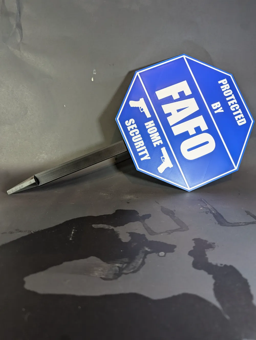 FAFO Security Yard Sign by Overcast_Props - MakerWorld