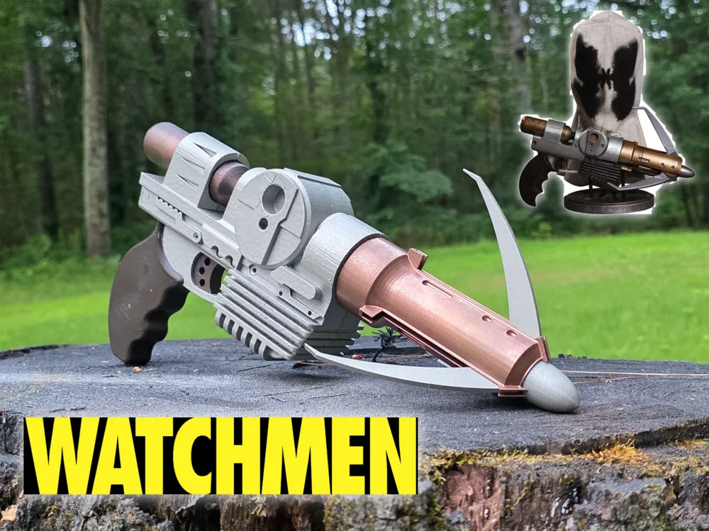 Watchmen Rorschach Grappling Hook Gun by Amon_etMors MakerWorld ...