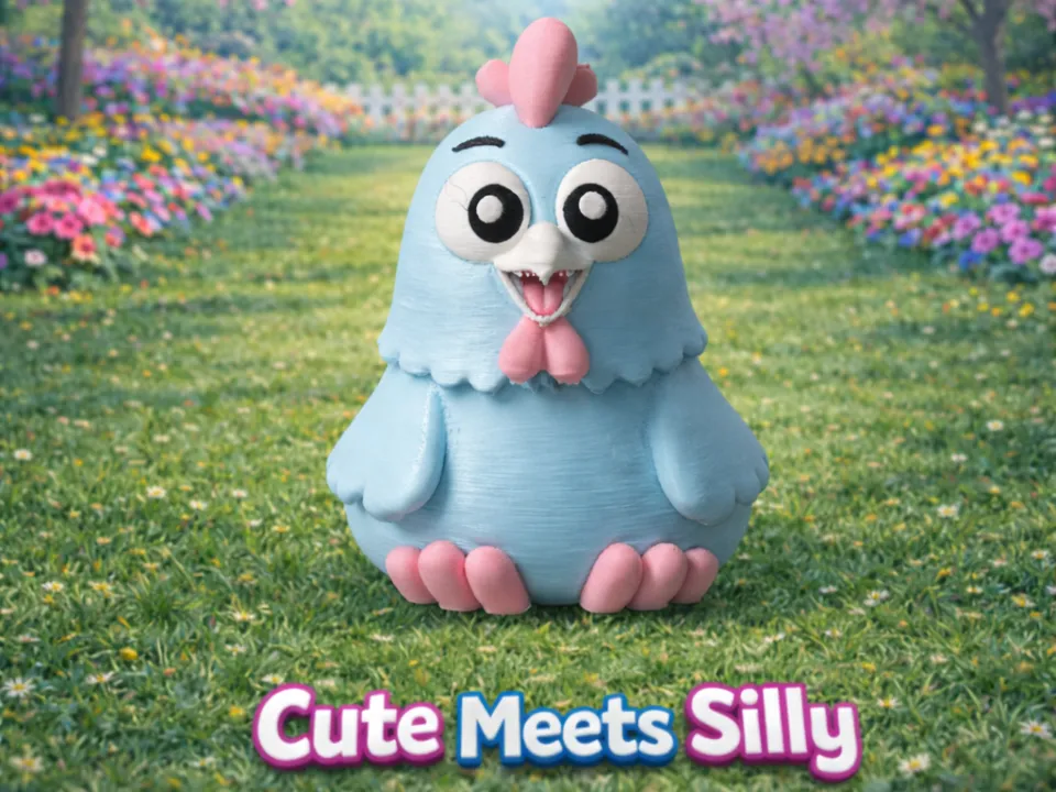 Clara the Goofy Chicken – Cozy Silly Collection - Free 3D Print Model ...