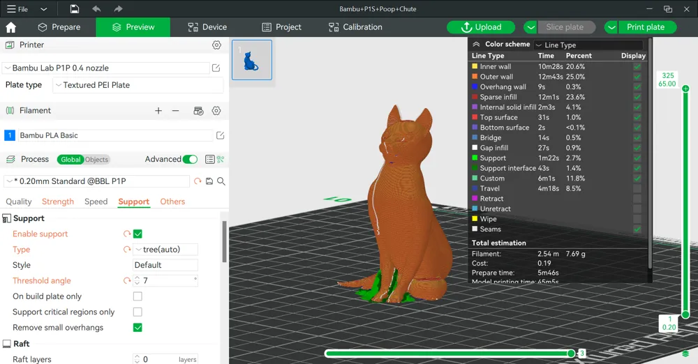 Egyptian Cat figurine statue by AcmeArt - MakerWorld