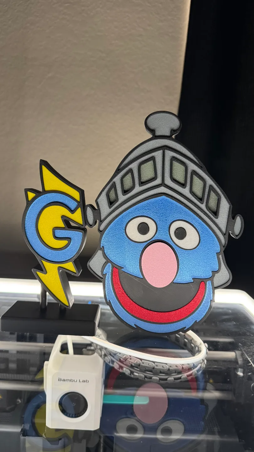 Super Grover Decoration by ItsBryy3D MakerWorld: Download Free 3D Models