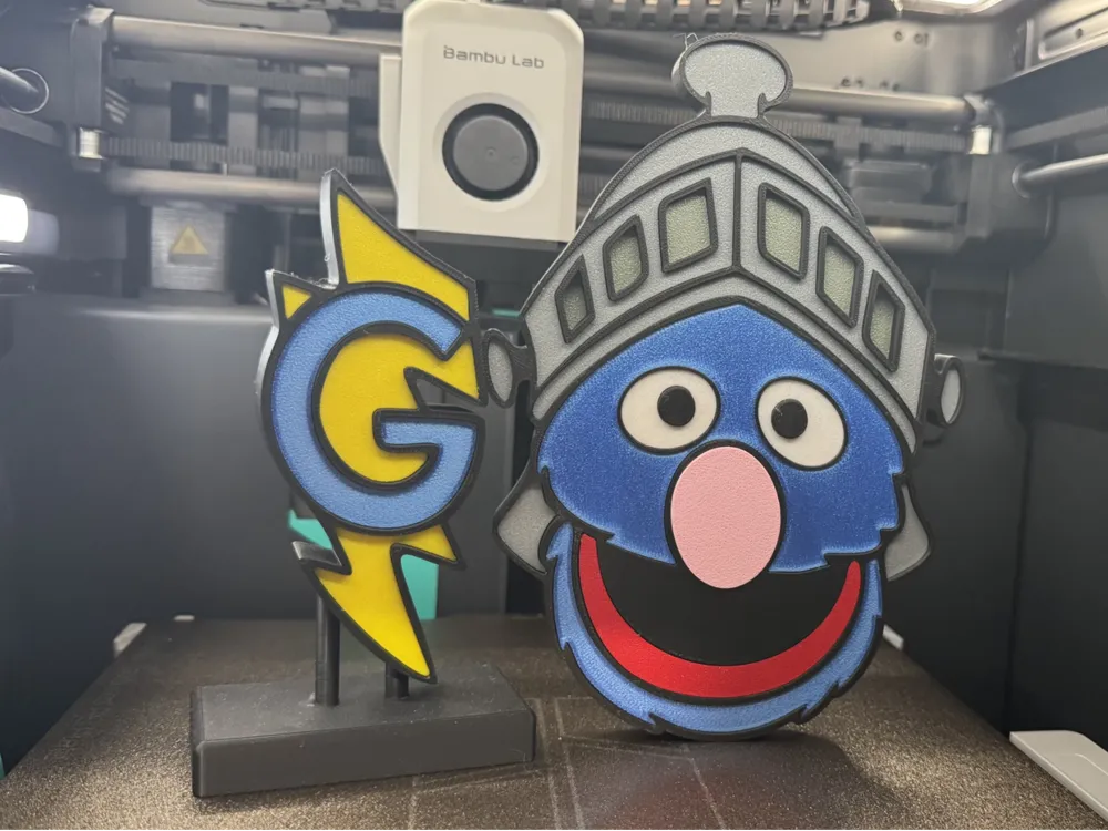 Super Grover Decoration by ItsBryy3D MakerWorld: Download Free 3D Models