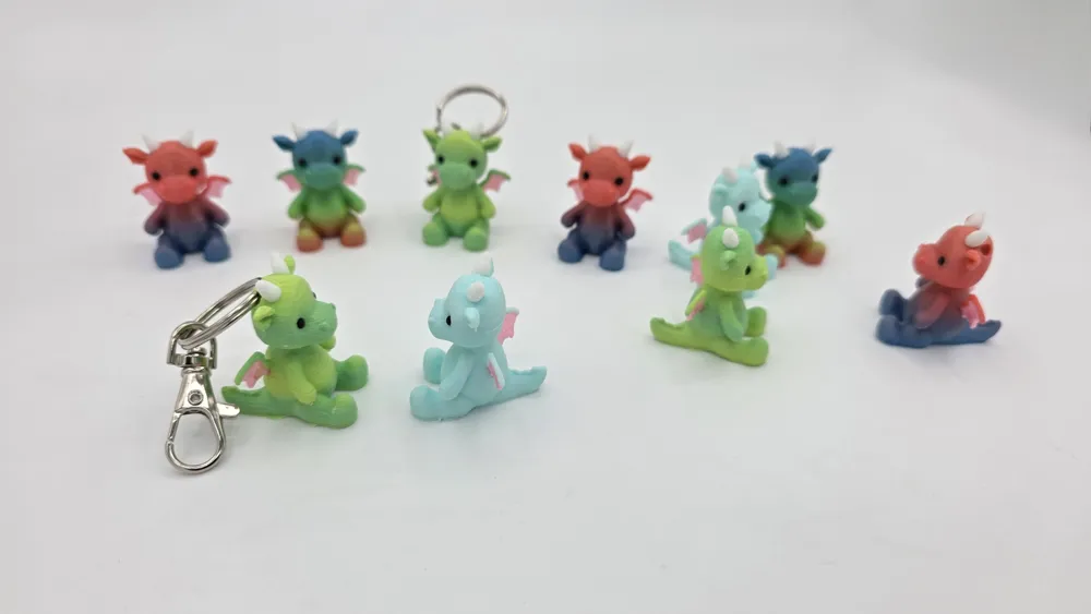 Cute Baby Dragon - Free 3D Print Model - MakerWorld