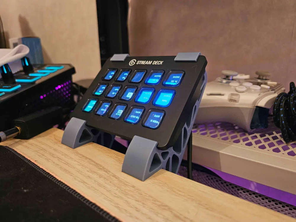 Stream Deck MK2 Holder by SugarS MakerWorld: Download Free 3D Models