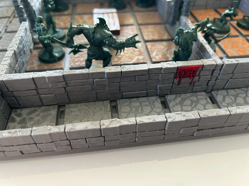 Modular 3D HeroQuest board - A1 Mini Compatible - Free 3D Print Model ...