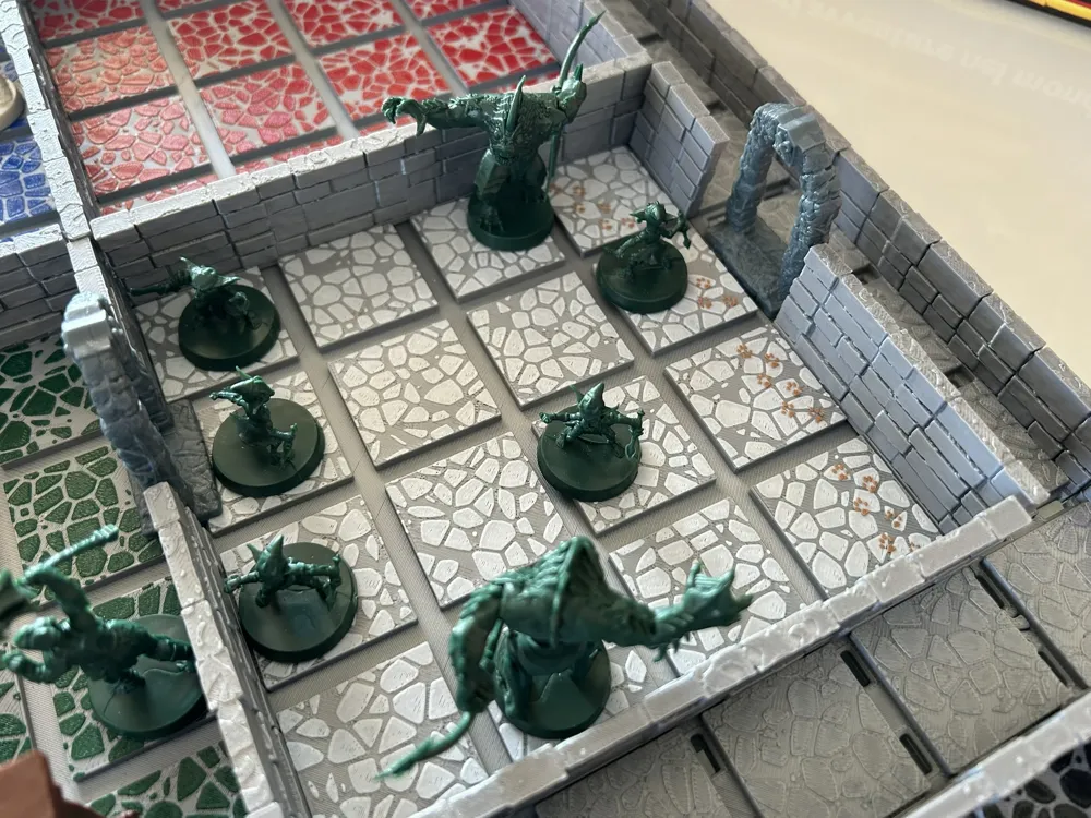 Modular 3D HeroQuest board - A1 Mini Compatible - Free 3D Print Model ...