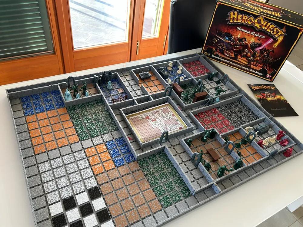 Modular 3D HeroQuest board - A1 Mini Compatible - Free 3D Print Model ...