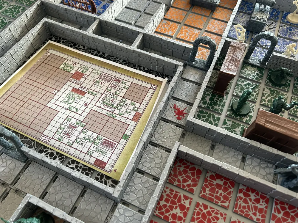 Modular 3D HeroQuest board - A1 Mini Compatible - Free 3D Print Model ...
