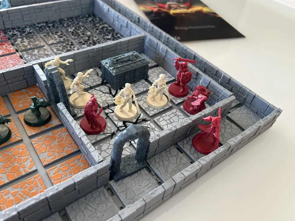 Modular 3D HeroQuest board - A1 Mini Compatible - Free 3D Print Model ...