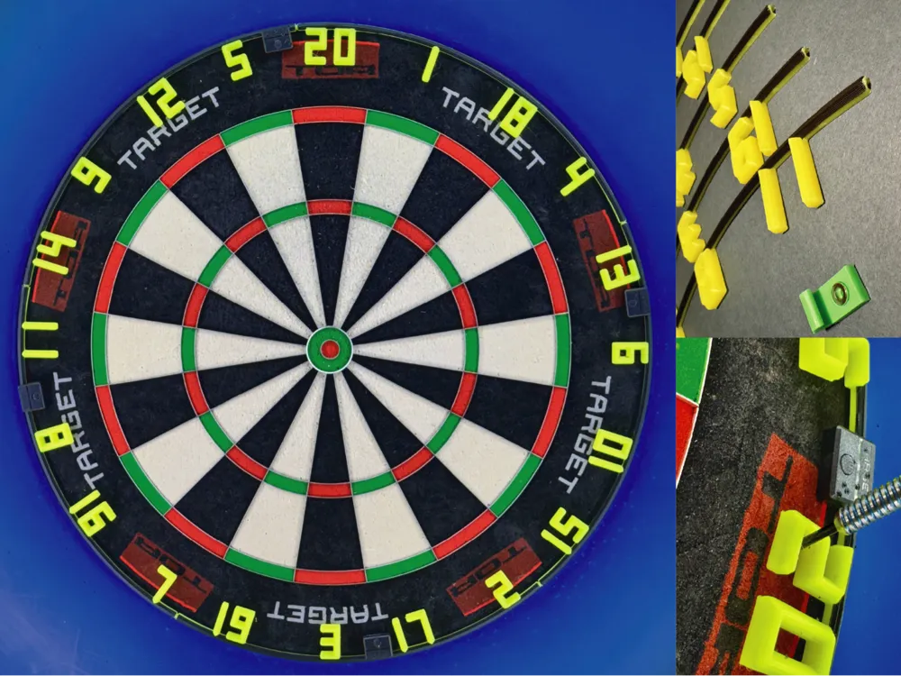 DART NUMBER RING V2 - Free 3D Print Model - MakerWorld